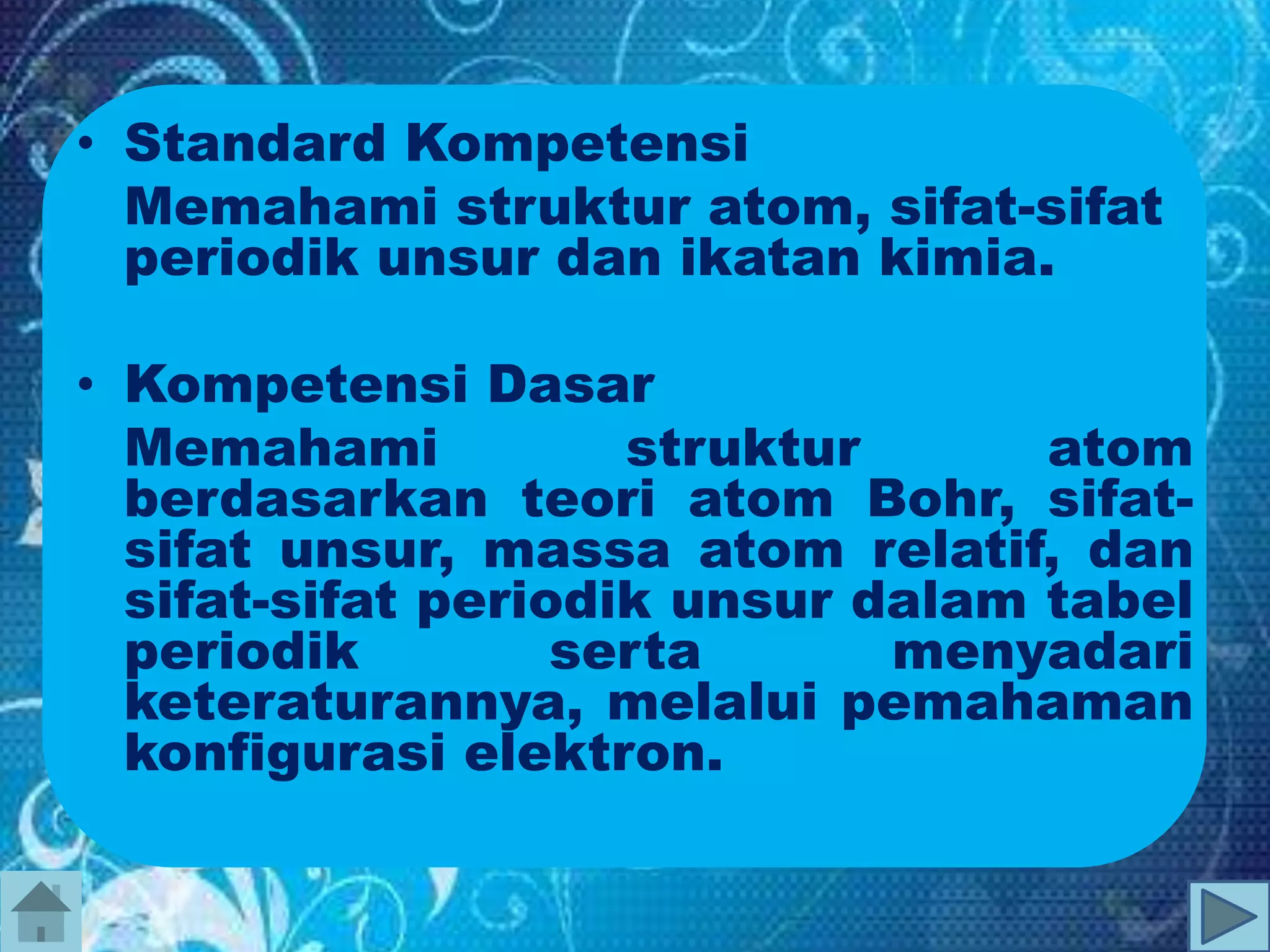Struktur Atom X Sma Ppt 