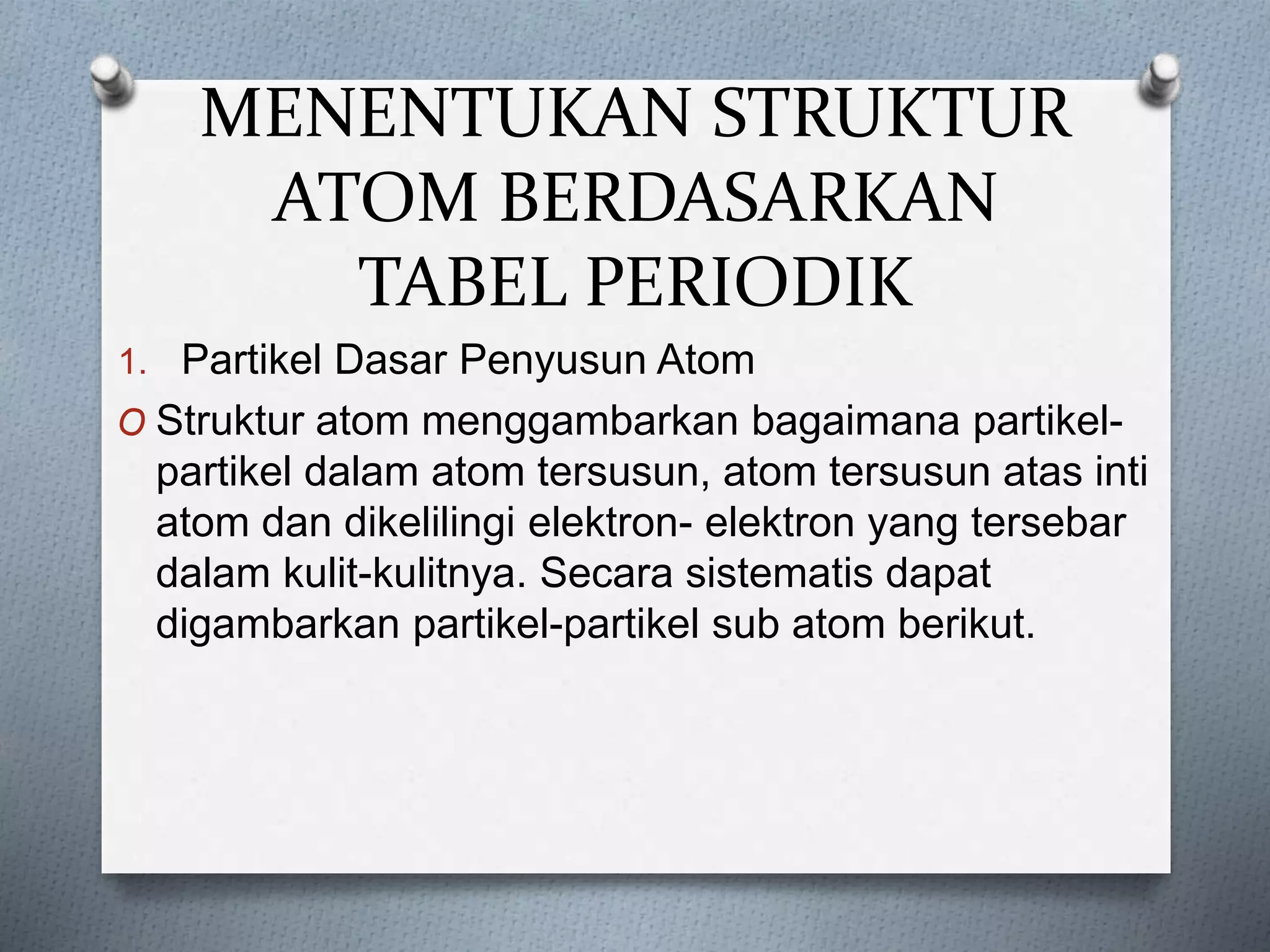 Struktur atom | PPTX