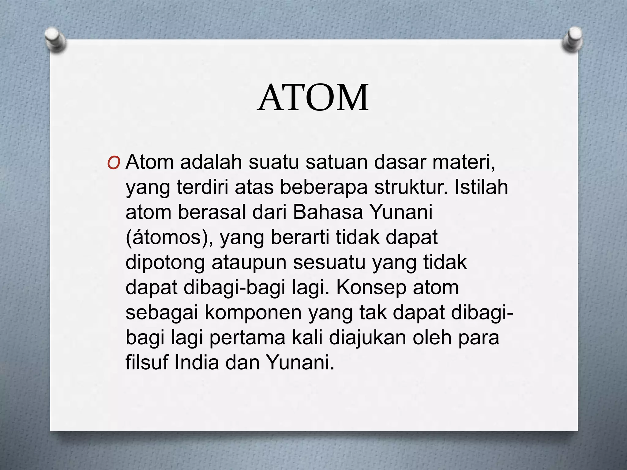 Struktur atom | PPTX