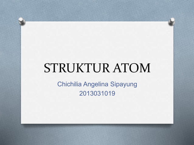 Struktur atom | PPTX