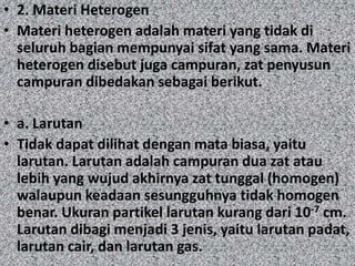 STRUKTUR ATOM DAN PENGGOLONGAN MATERI | PPTX