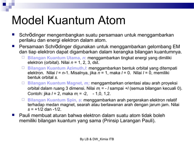 Struktur atom dan sistem periodik | PPT
