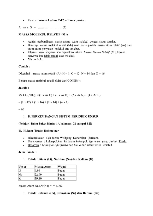 Struktur atom dan sistem periodik | PDF