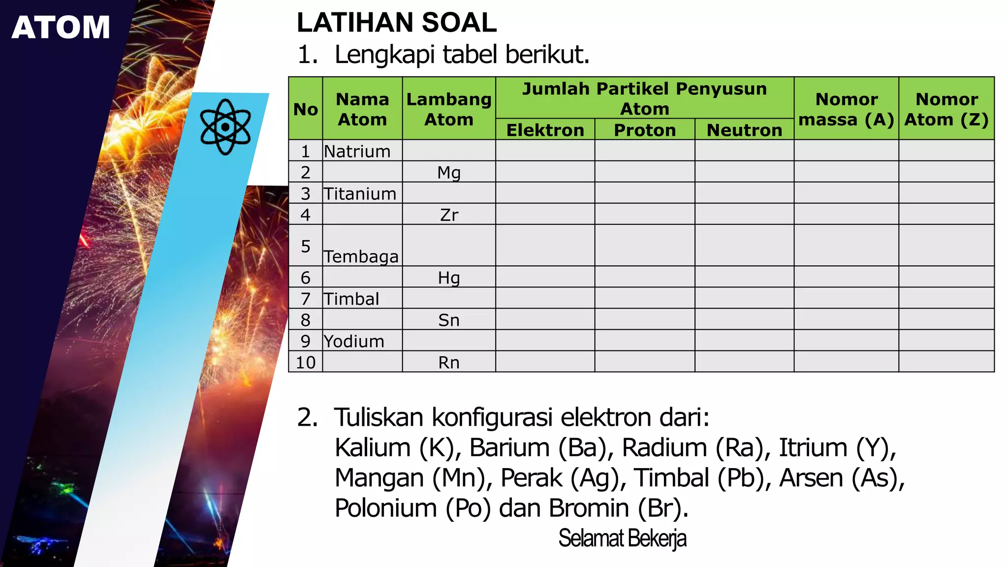 Struktur Atom dan Sistem Periodik | PPTX
