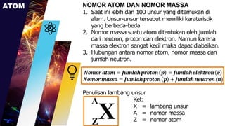 Struktur Atom dan Sistem Periodik | PPTX