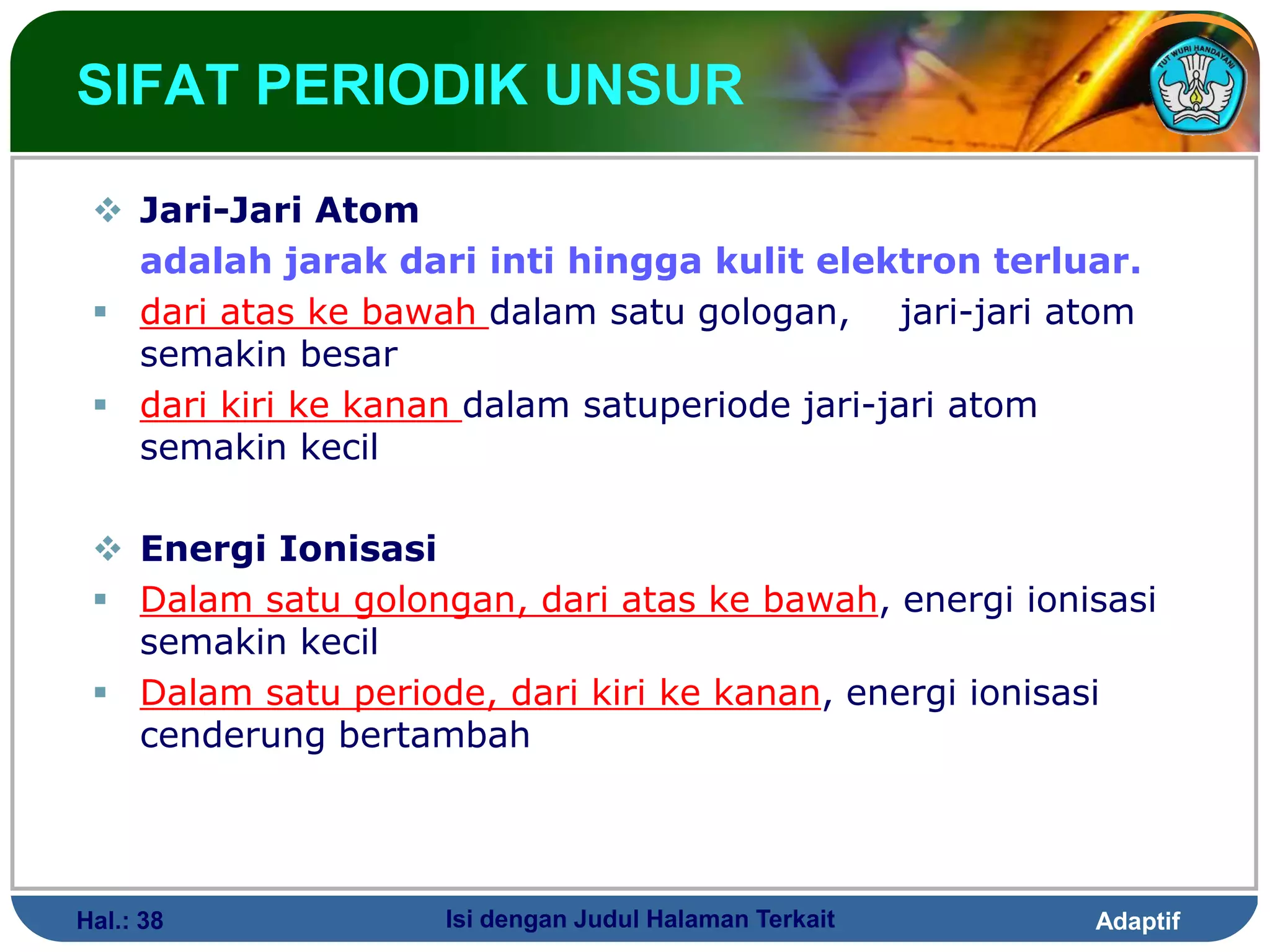 Struktur atom dan spu | PPT