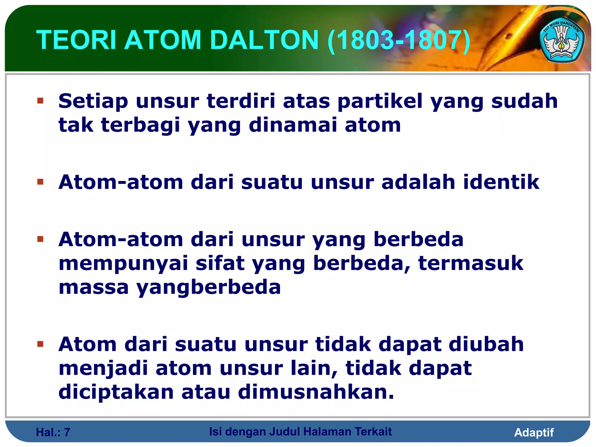 Struktur atom dan spu | PPT