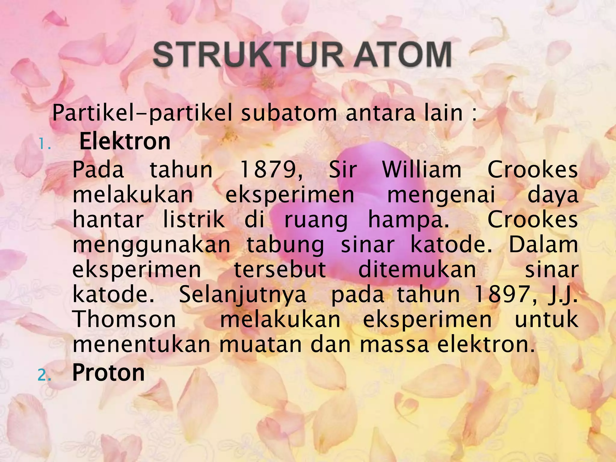 Struktur Atom Kimia | PPTX