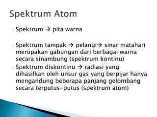 STRUKTUR ATOM, SISTEM PERIODIK DAN IKATAN KIMIA kelas XI SMAN 5 ...