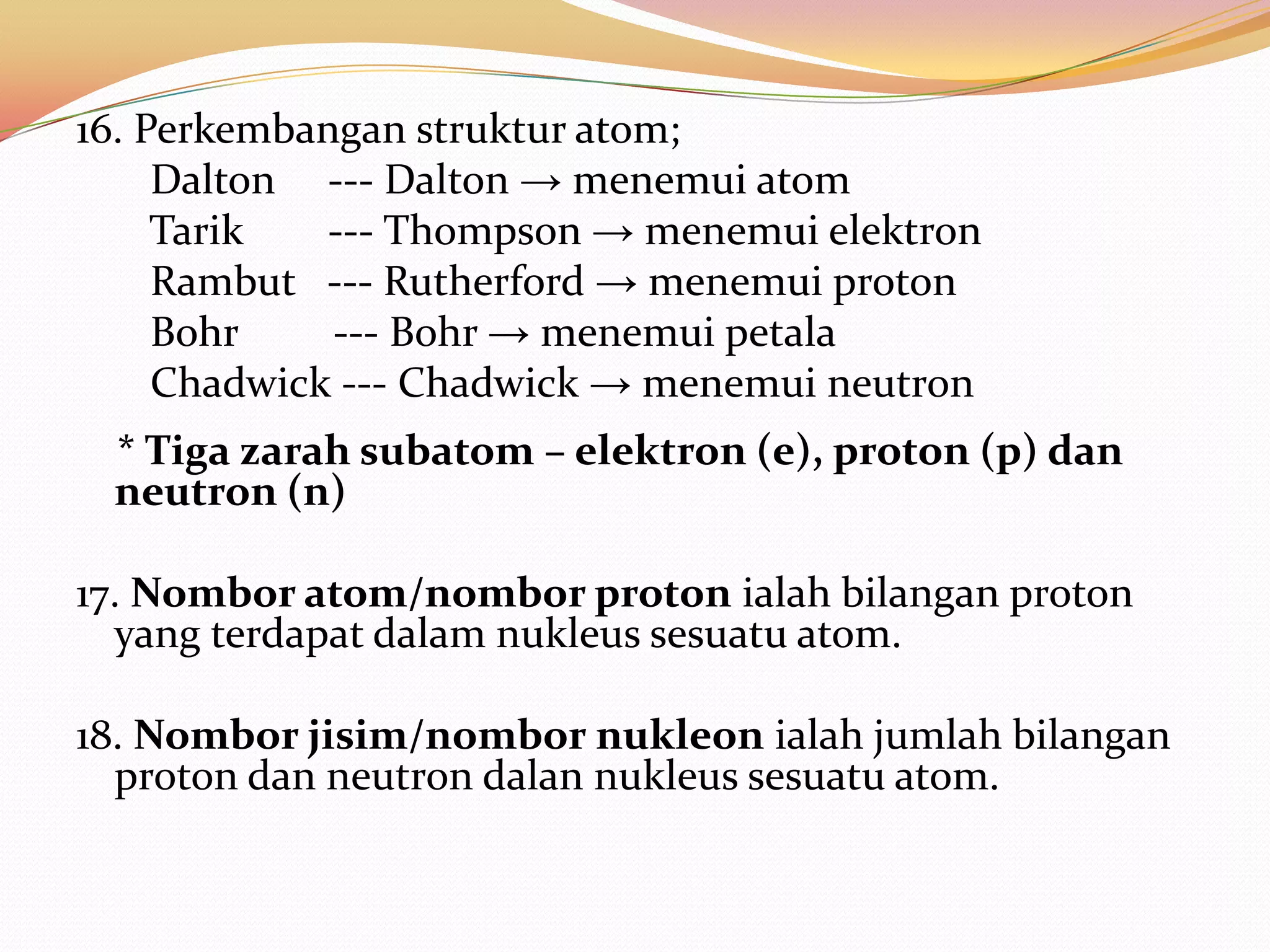 Struktur atom vle | PPT