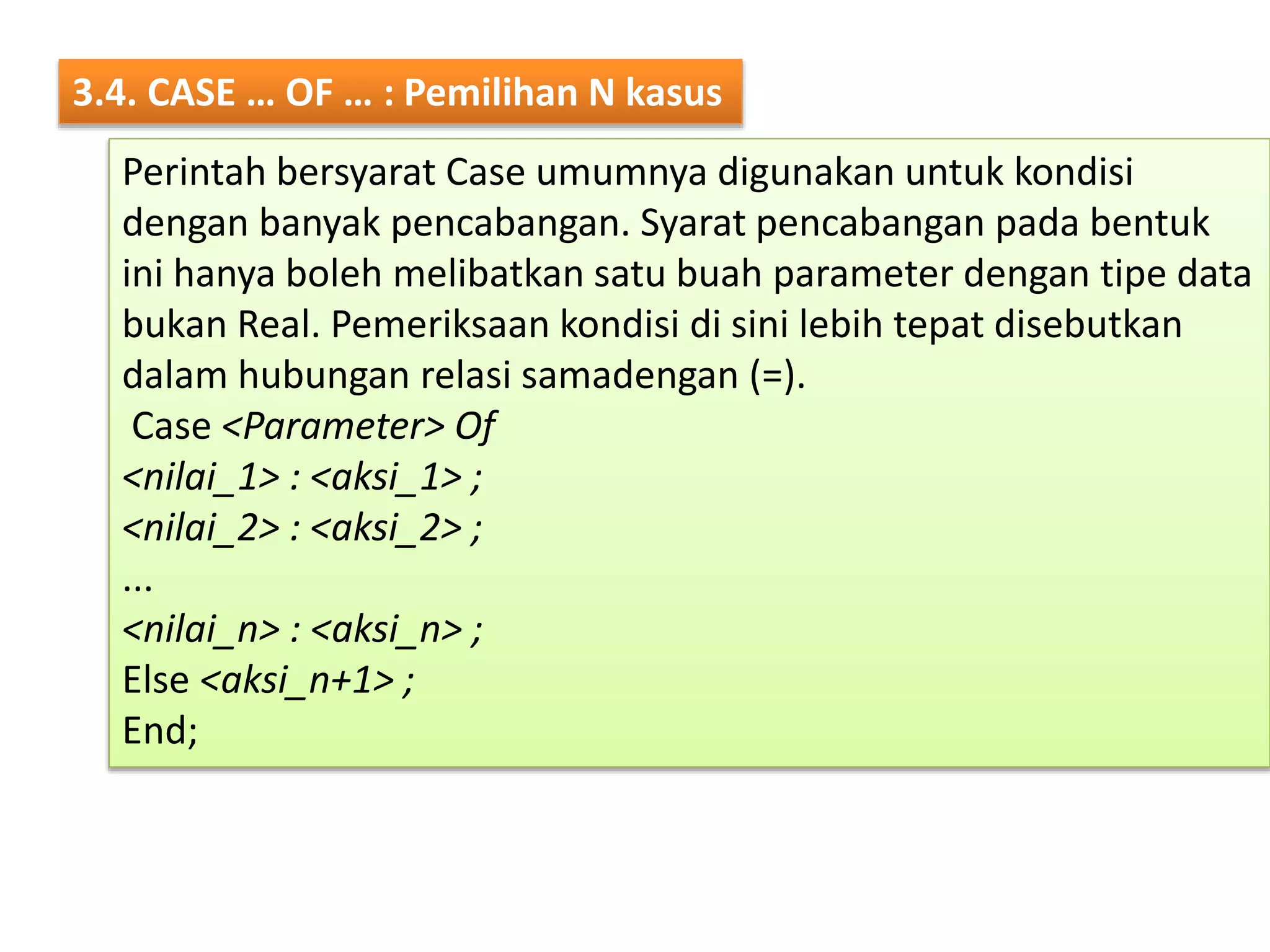 Struktur bahasa delphi | PPTX