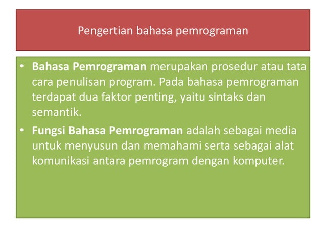 Struktur bahasa delphi | PPTX