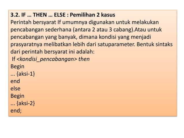 Struktur bahasa delphi | PPTX