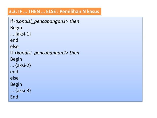 Struktur bahasa delphi | PPTX