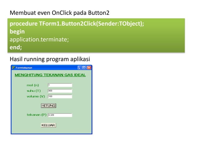 Struktur bahasa delphi | PPTX