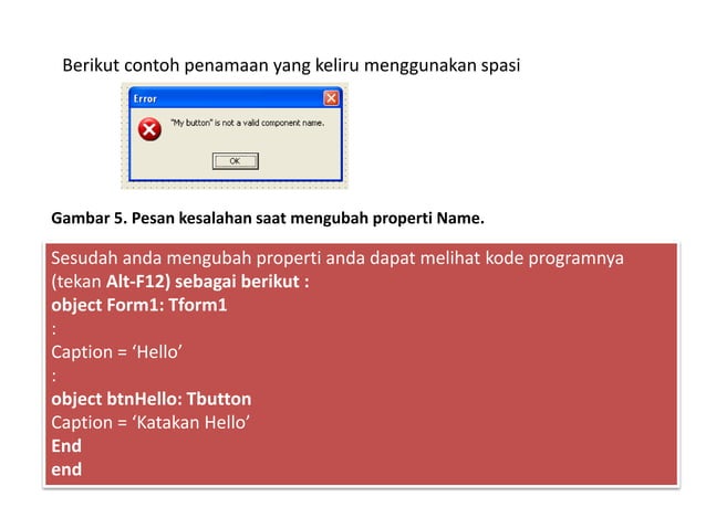 Struktur bahasa delphi | PPTX