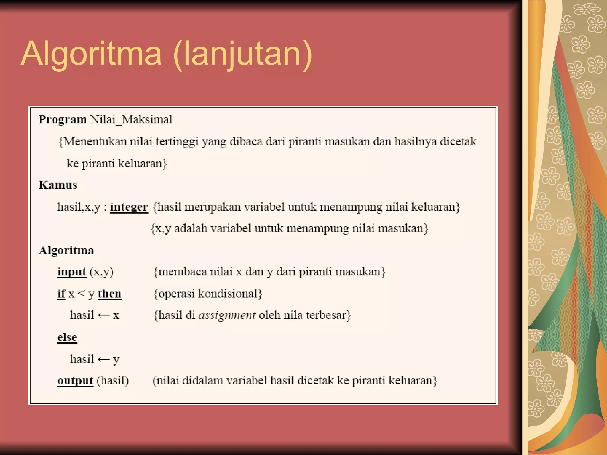 Struktur Bahasa Pascal[1] | PPT