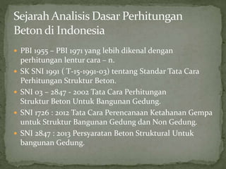 Struktur beton 1 | PPTX