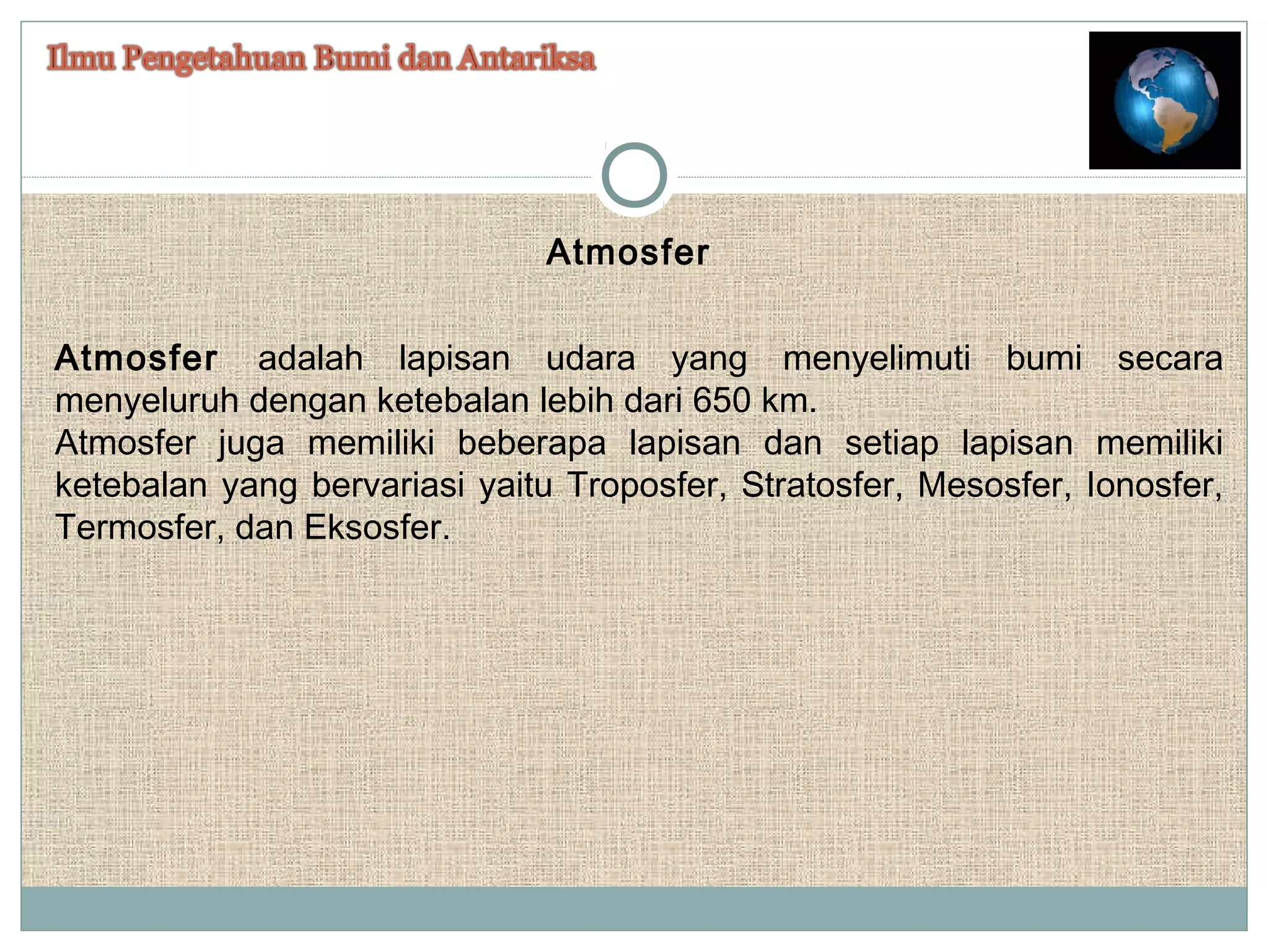 Ilmu Pengetahuan Bumi dan Antariksa_Struktur bumi | PPS