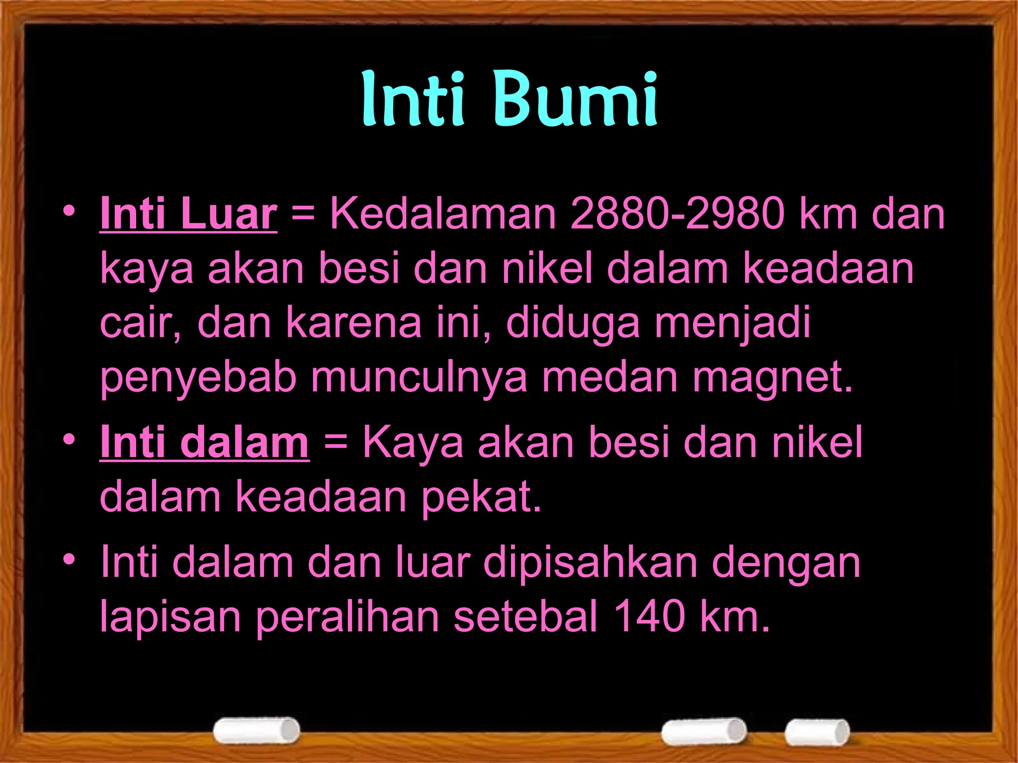 Struktur Bumi dan bagian bagian bumi materi ppt untuk sekolah | PPT