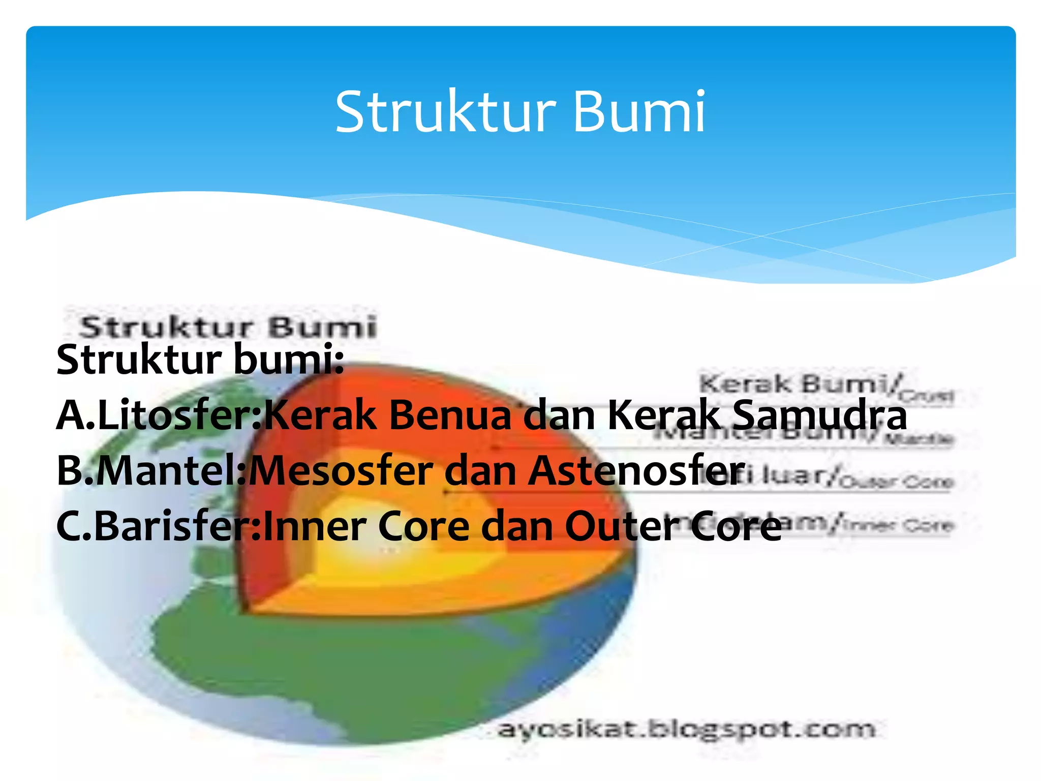 Struktur bumi oleh dhanmars | PPTX