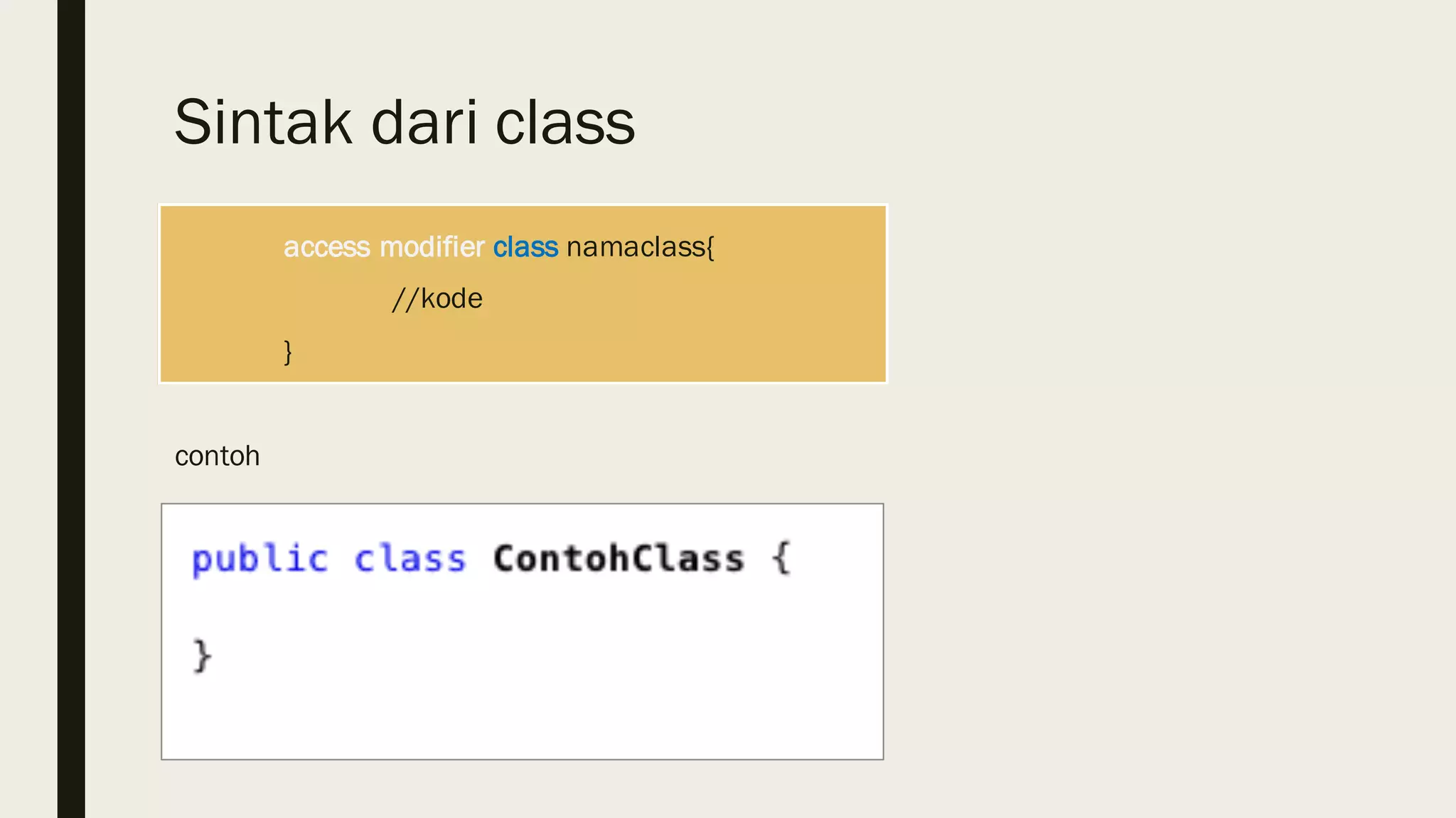 Struktur class dalam java | PDF