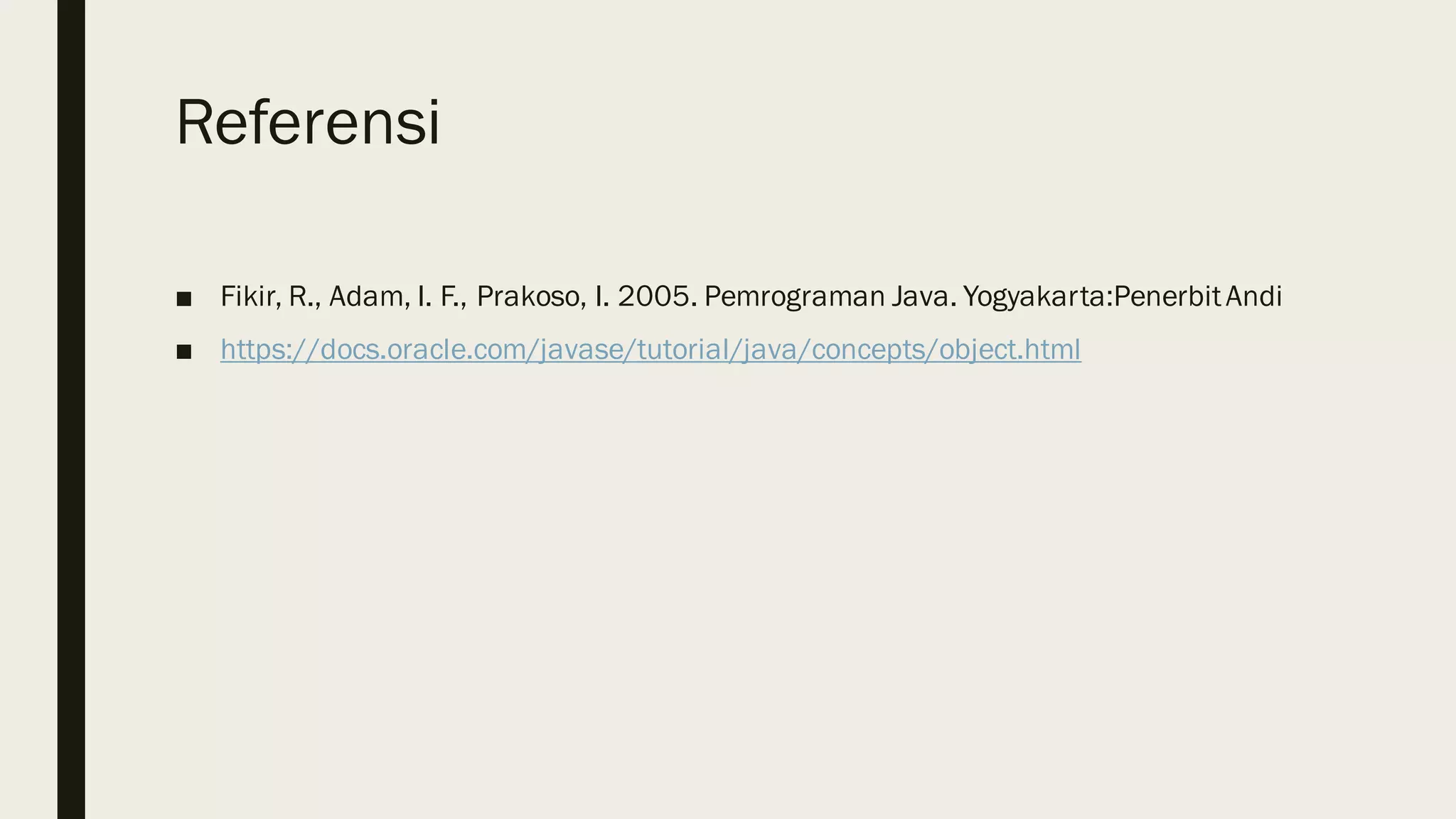 Struktur class dalam java | PDF