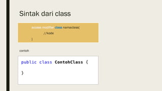 Struktur class dalam java | PDF
