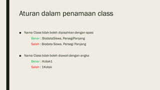 Struktur class dalam java | PDF