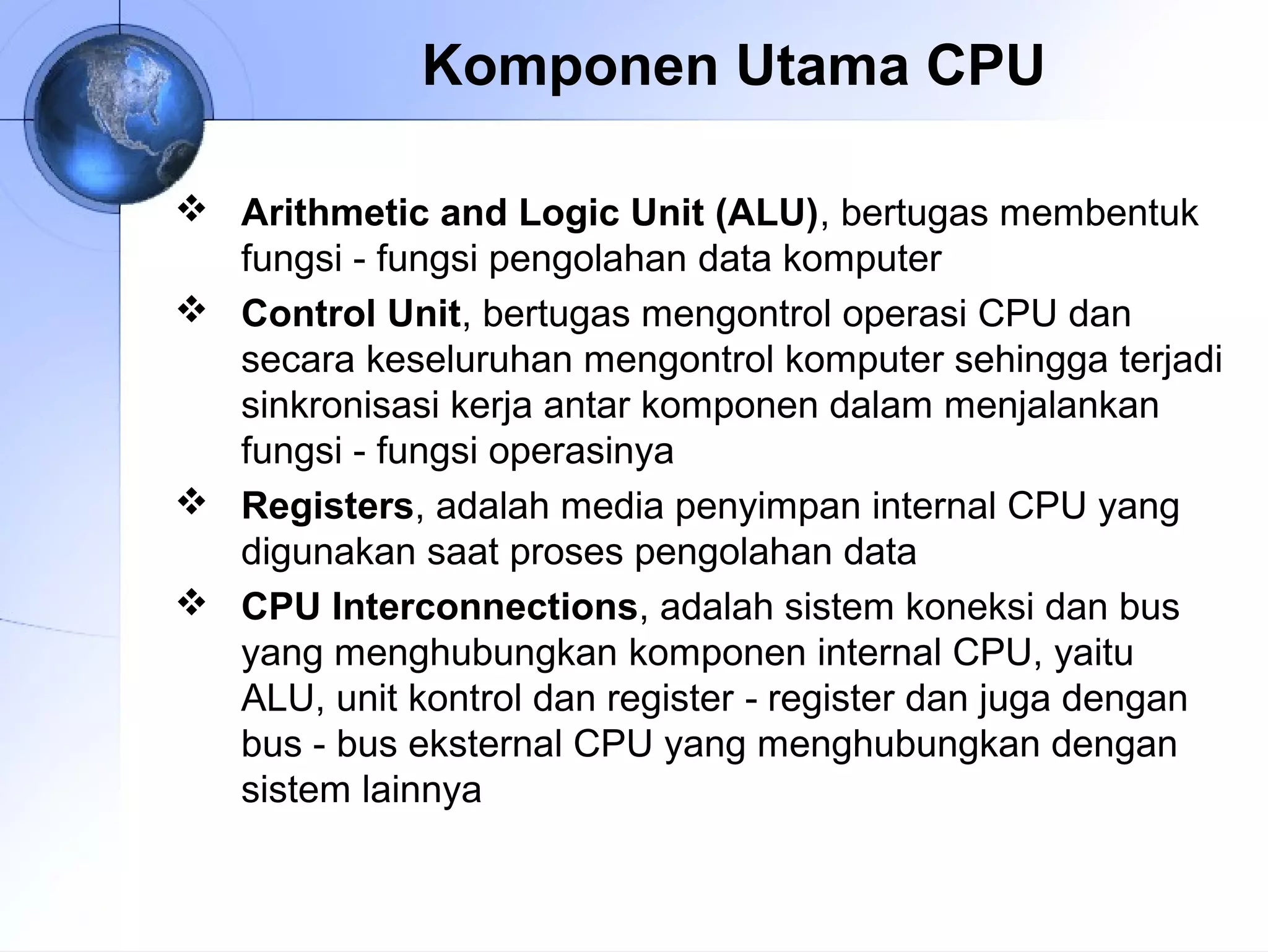 Struktur CPU | PPT