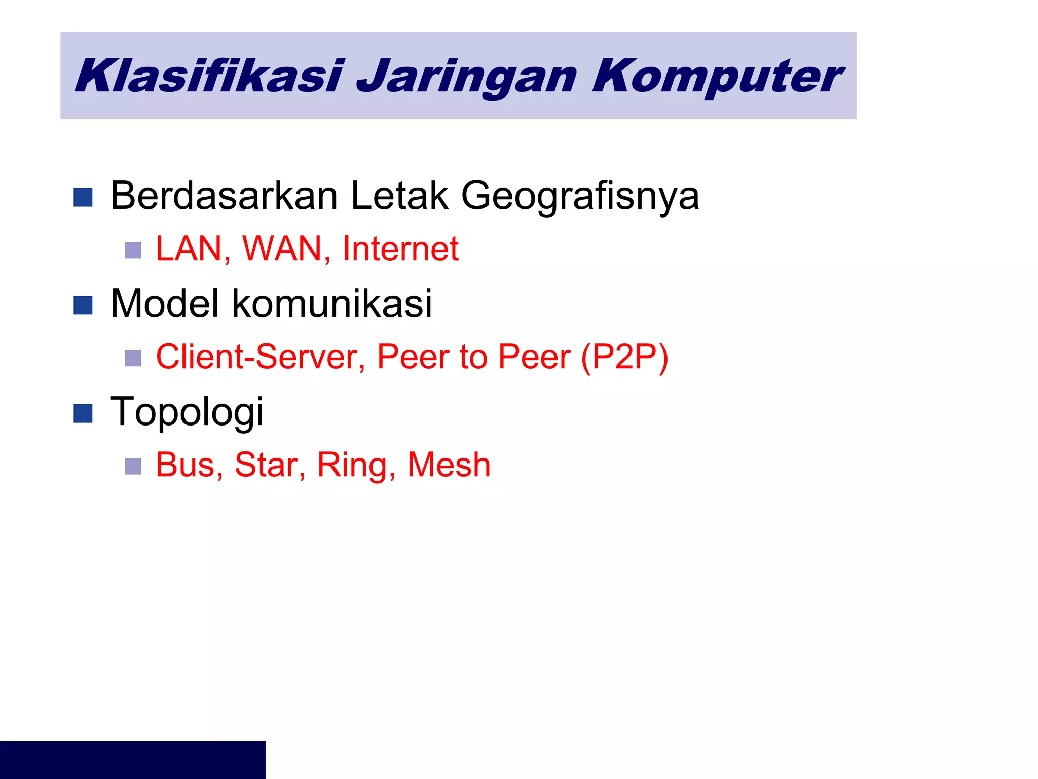 Struktur Dan Arsitektur Jaringan Komputer Pertemuan 1 2 Pptx