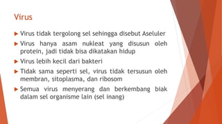 Struktur dan bagian sel | PPTX