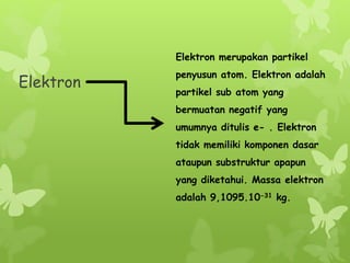 Struktur dan energi atom | PPTX