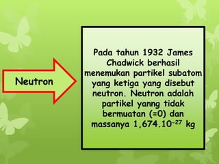 Struktur dan energi atom | PPTX