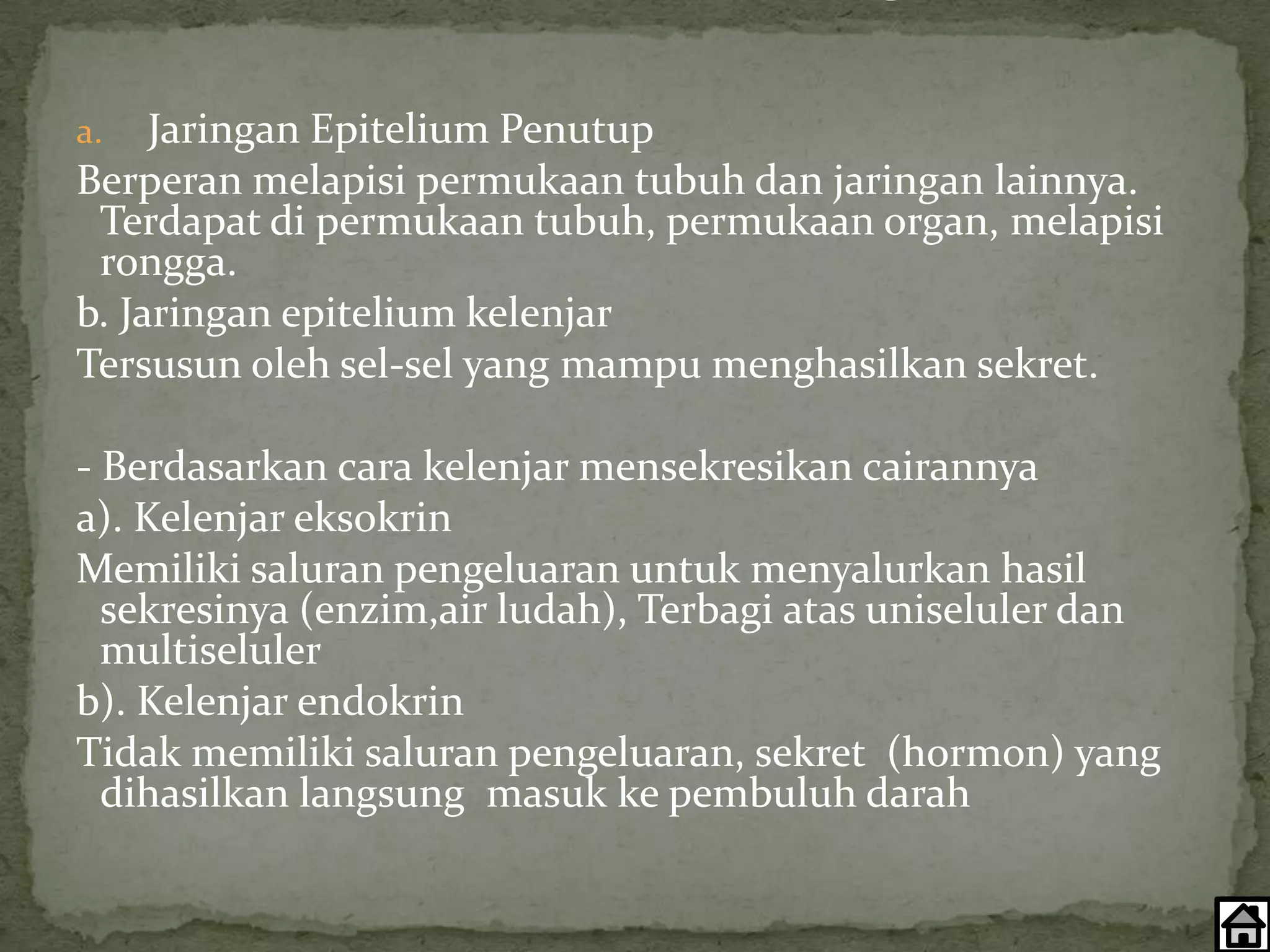 Struktur dan fungsi jaringan pada hewan | PPTX