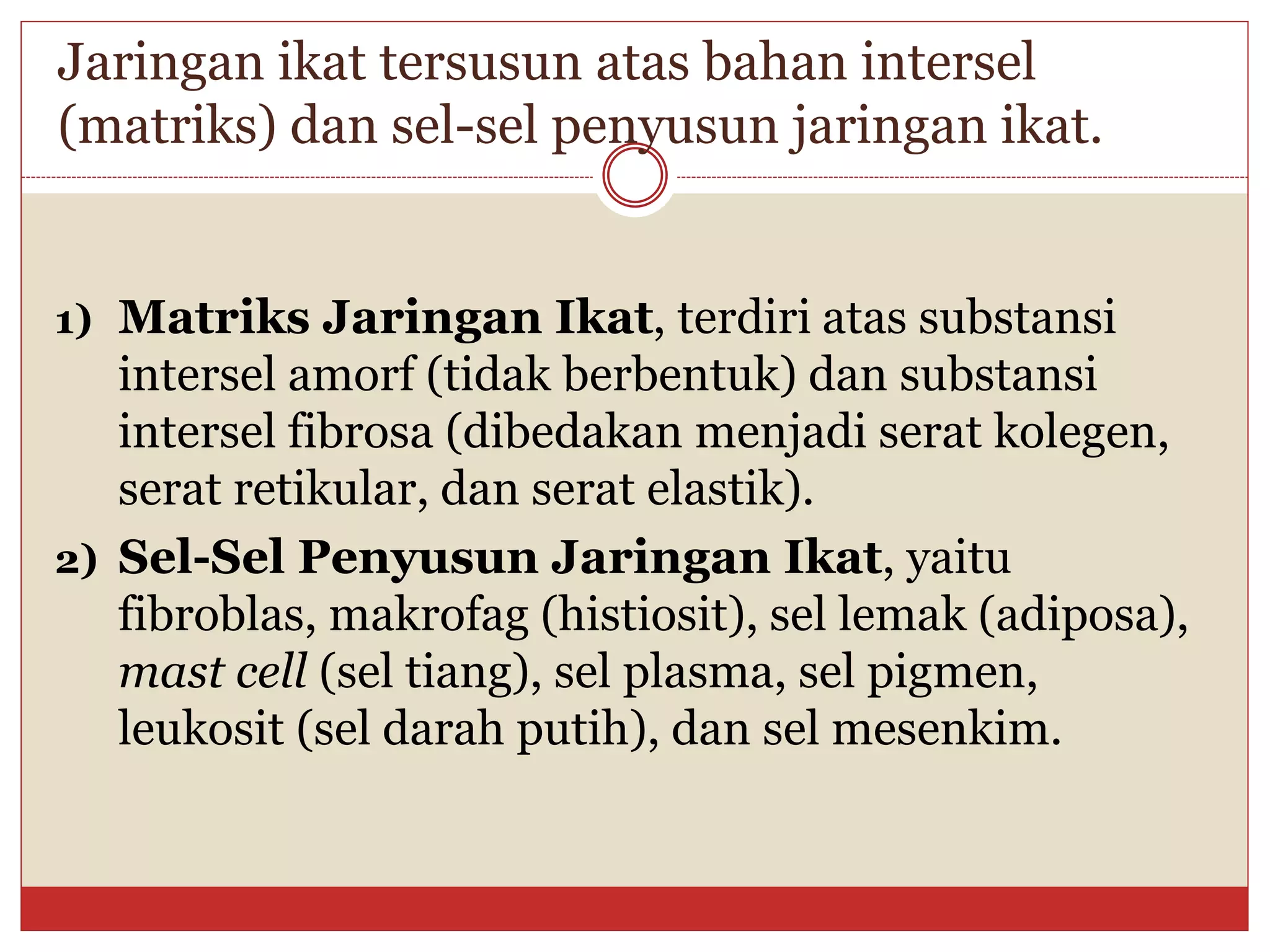 Bab 3 Struktur dan Fungsi Jaringan Hewan | PPTX