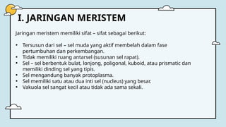 Struktur dan fungsi jaringan pada tumbuhan - Biologi.pptx