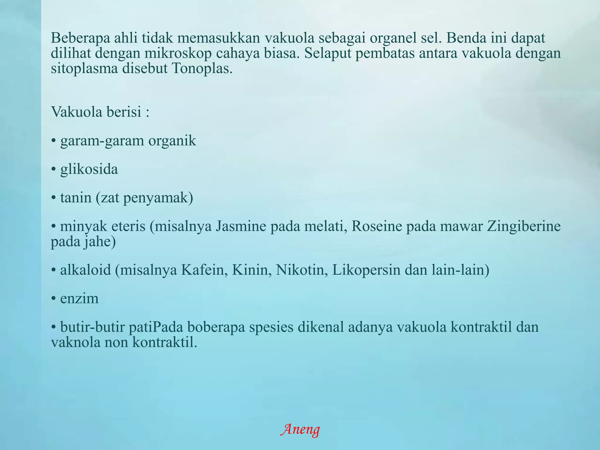 Struktur dan fungsi sel hewan dan tumbuhan | PPTX