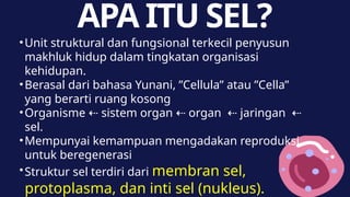 Struktur dan fungsi sel Jaringan dan sistem tubuh.pptx