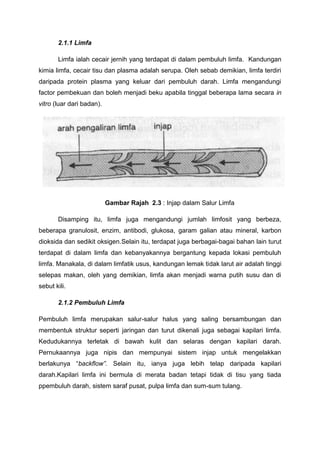 Struktur dan fungsi sistem limfatik by fie | DOCX