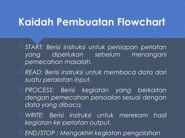 Struktur Dan Notasi Algoritma Dengan Flowchart Ppt