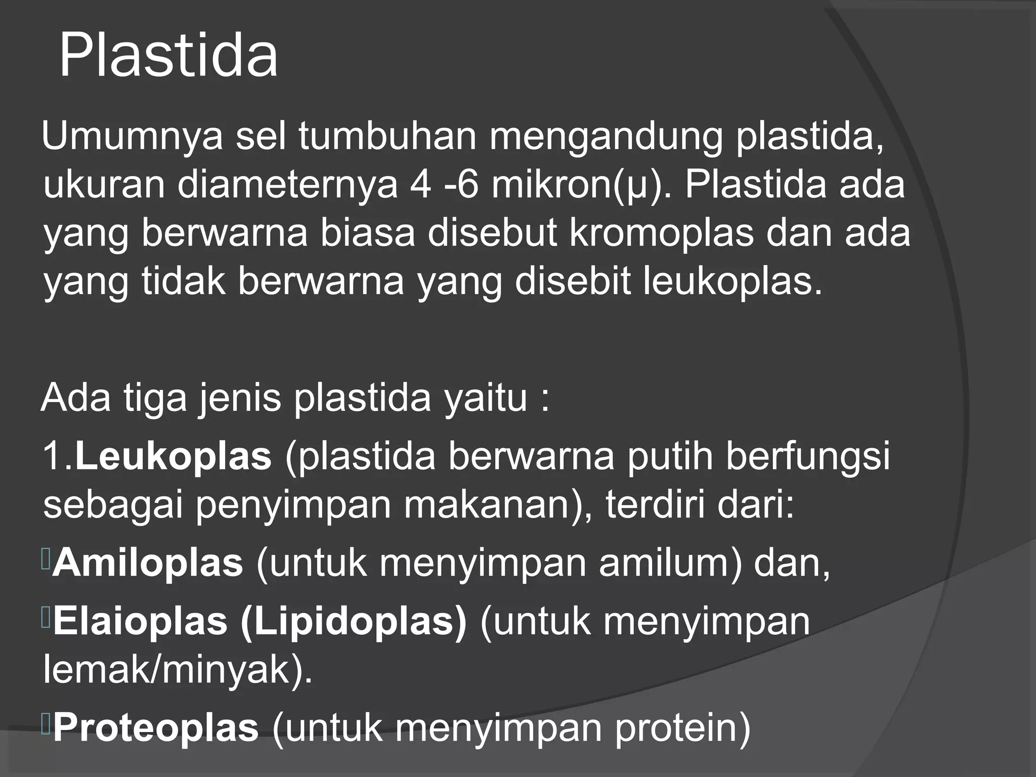 Struktur dan organel sel | PPT