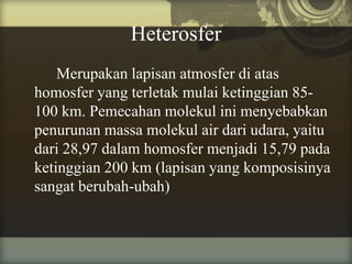 Struktur dan sifat fisik atmosfer | PPTX