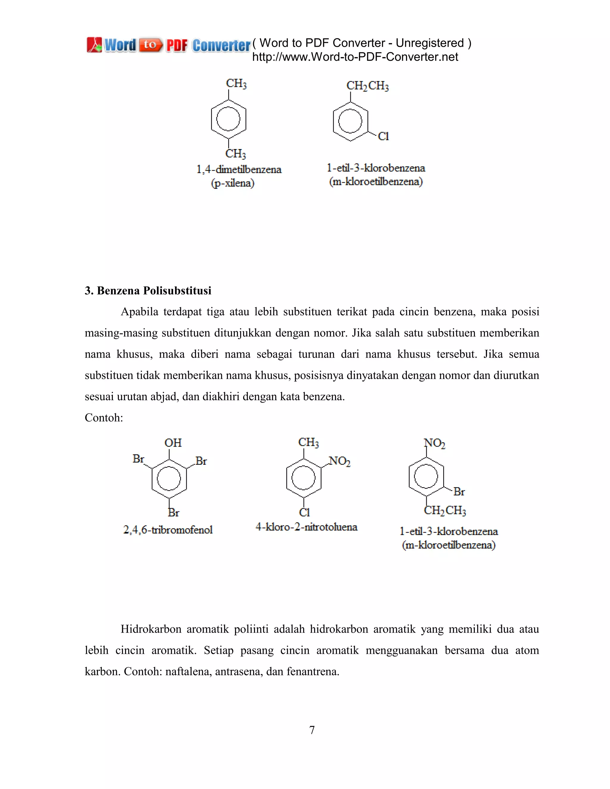 Struktur dan tatanama benzena | PDF