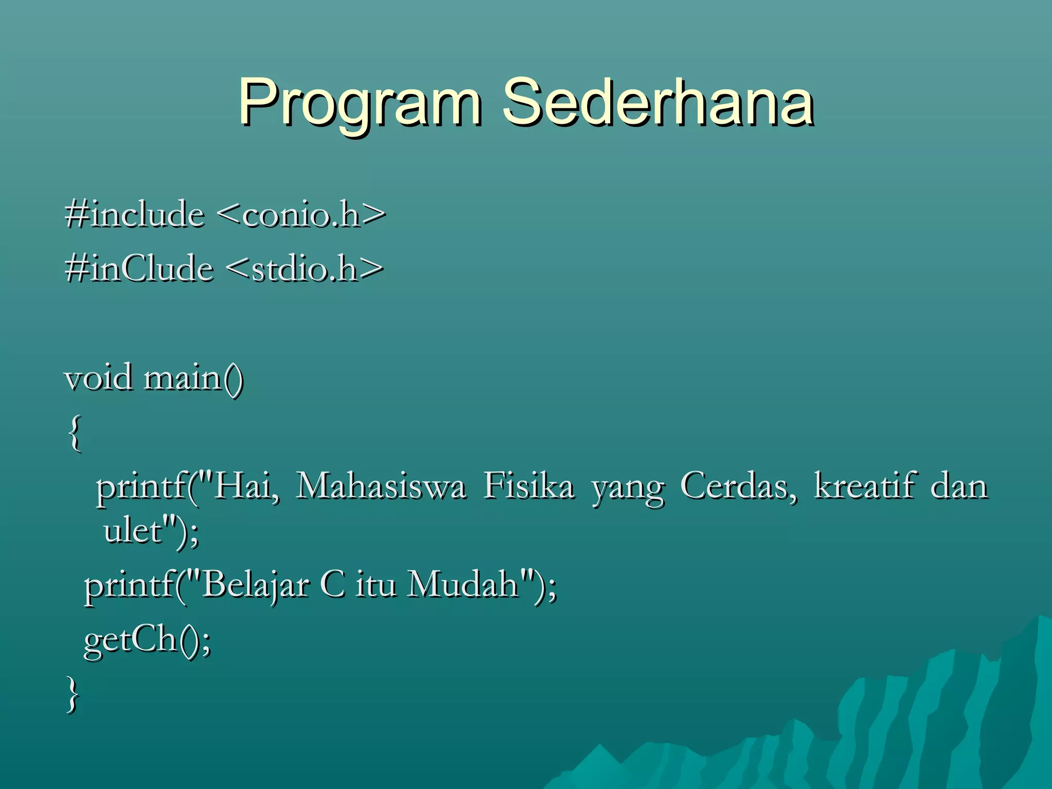 Struktur dan tipe data | PPT