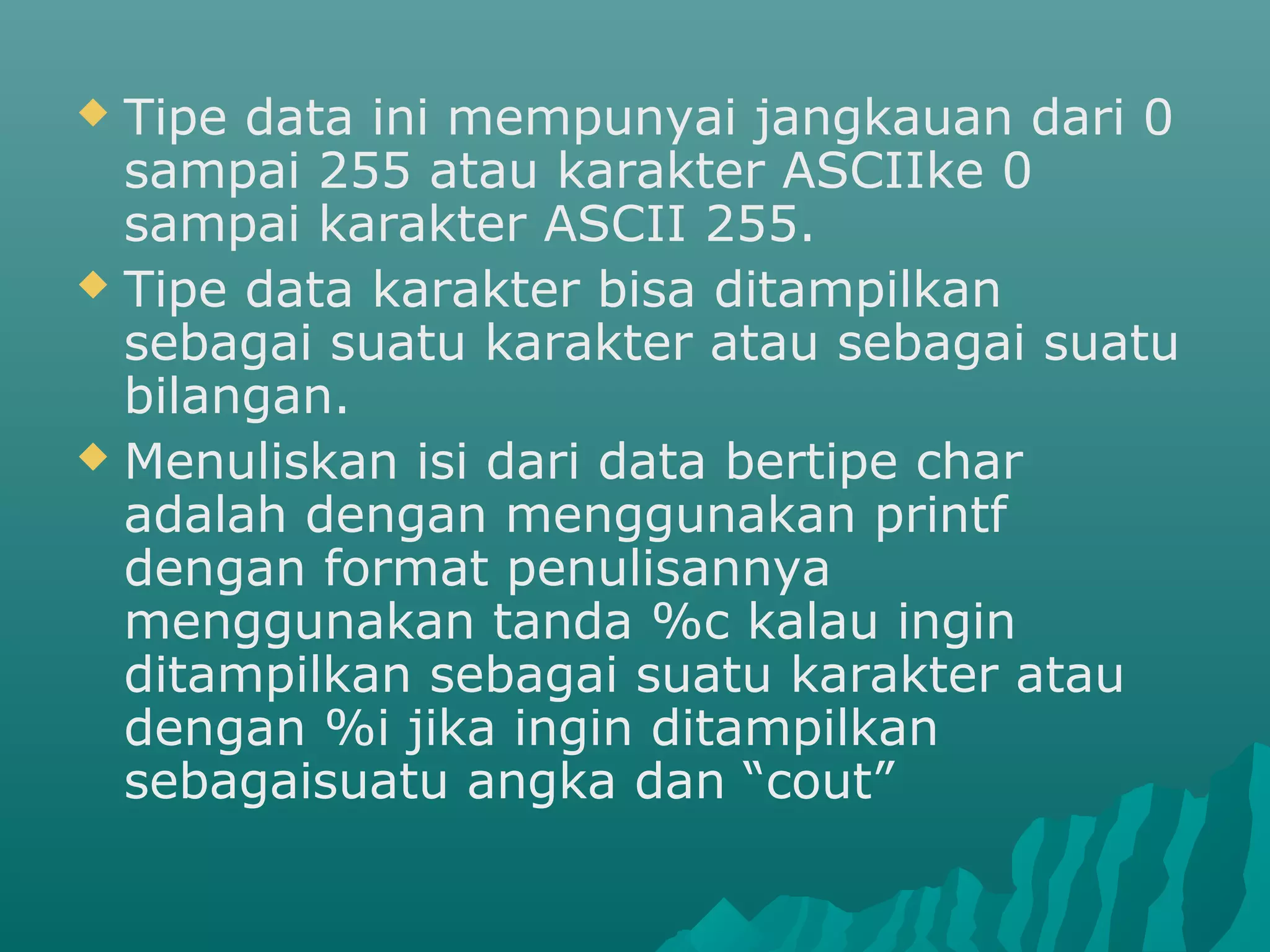 Struktur dan tipe data | PPT