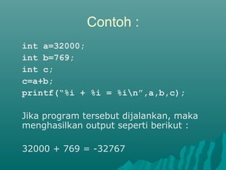 Struktur dan tipe data | PPT