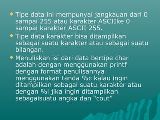 Struktur dan tipe data | PPT