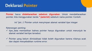Struktur Data - 4 Pointer & Linked List | PDF