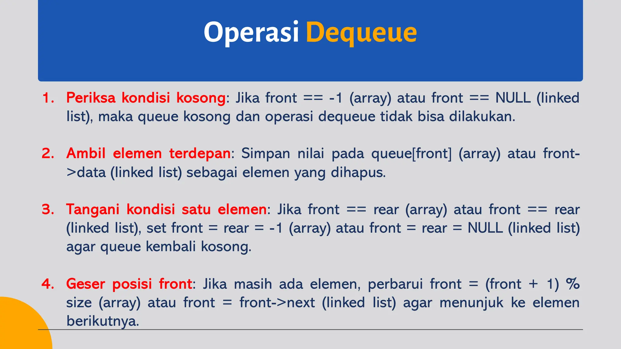 Struktur Data - 8 Circular & Double-Ended Queue | PDF